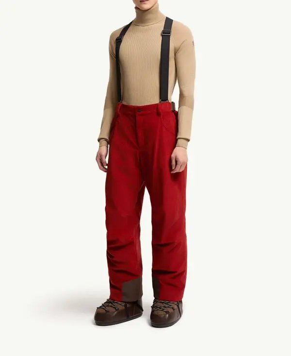 Moncler Corduroy Insulated Ski Bib