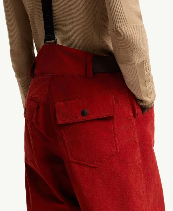 Moncler Corduroy Insulated Ski Bib