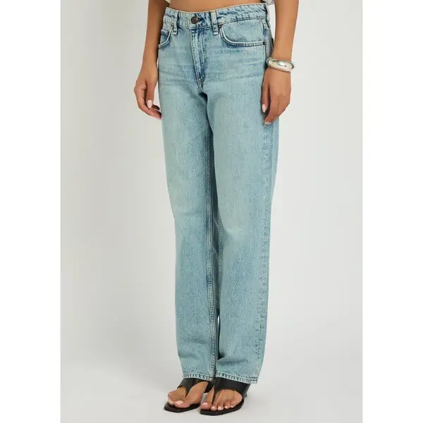 Rag & Bone Low-rise Straight-leg Jeans