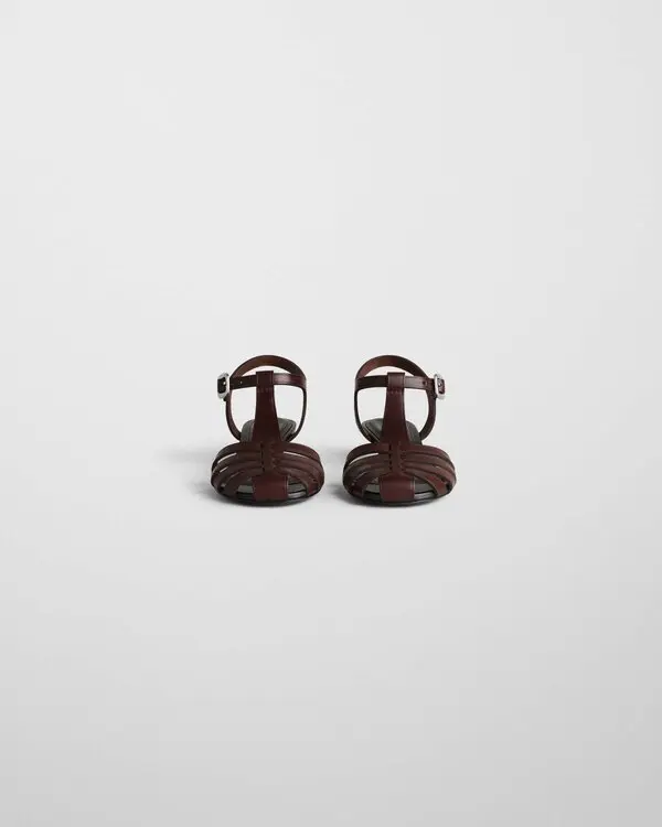 Phoebe Philo Leather Fisherman Sandals