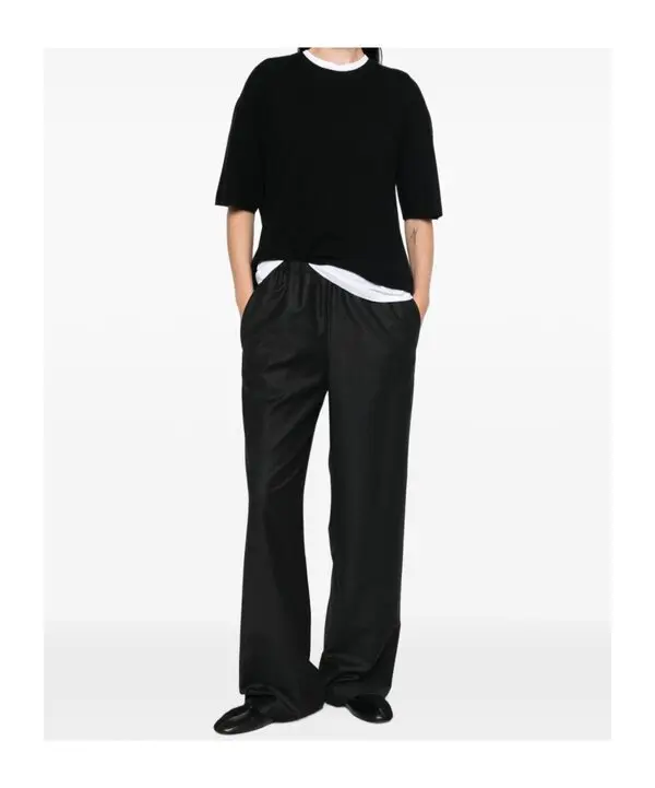 Soft Goat Short-sleeved Knit Top