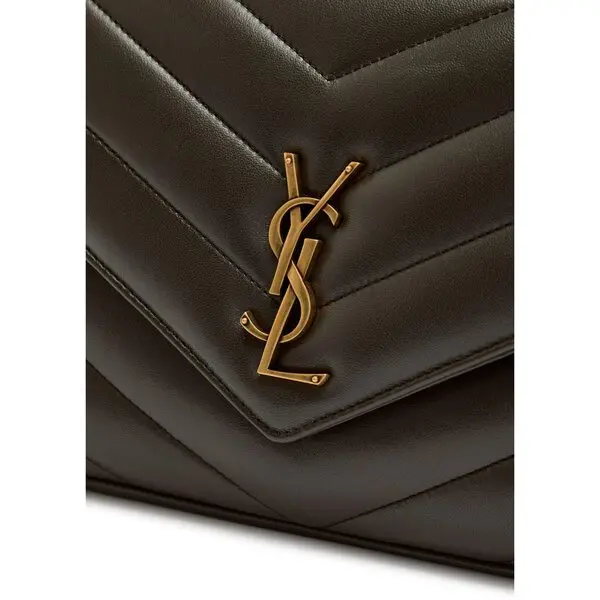 Saint Laurent Quilted Leather Shoulder Bag