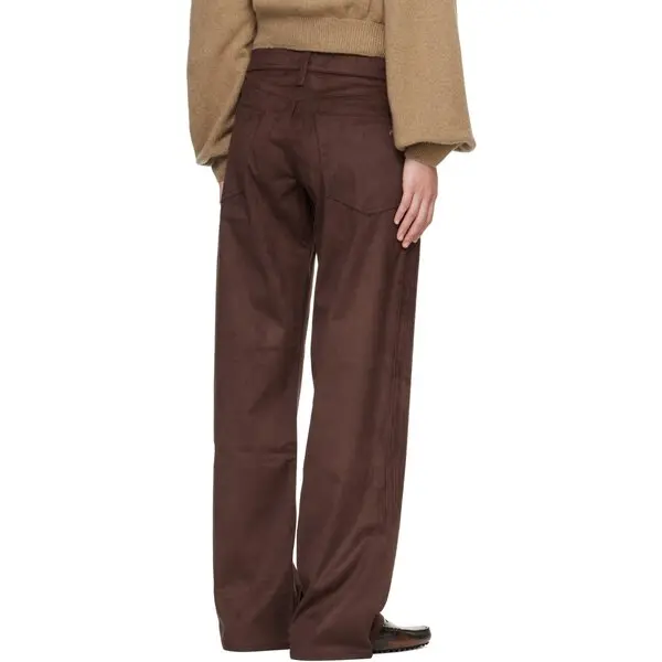 Rag & Bone Rag Bone Faux Suede Full Straight Pants