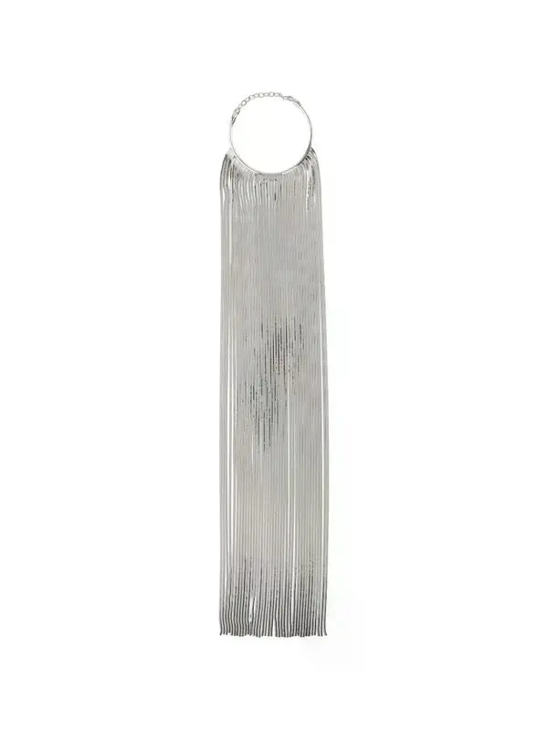 Sportmax Fringed Necklace - Silver
