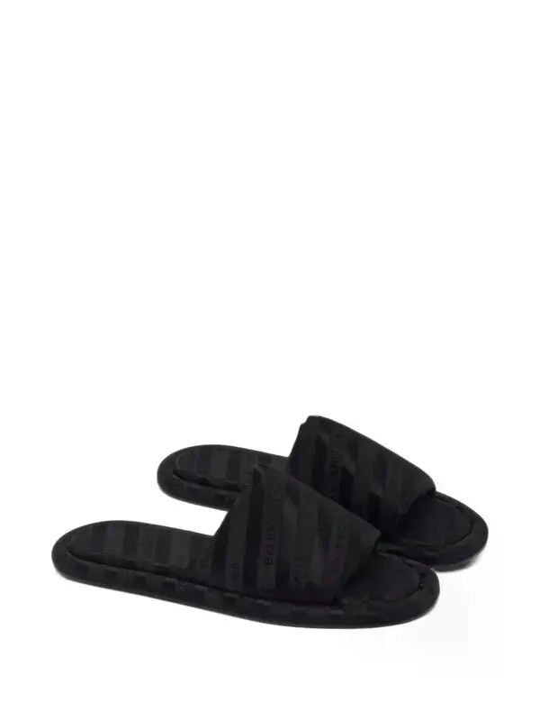 Balenciaga Hotel Logo-woven Slides
