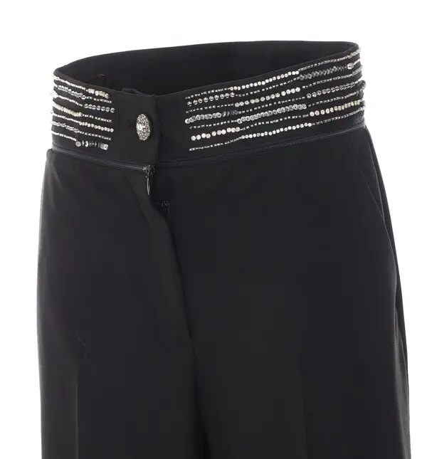Pinko Embellished Palazzo Trousers