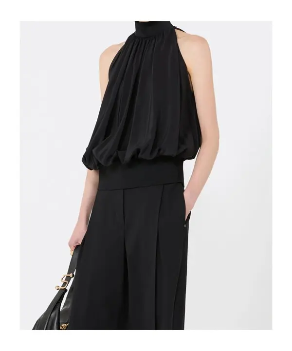 Sportmax Piovra High Neck Bubble Top