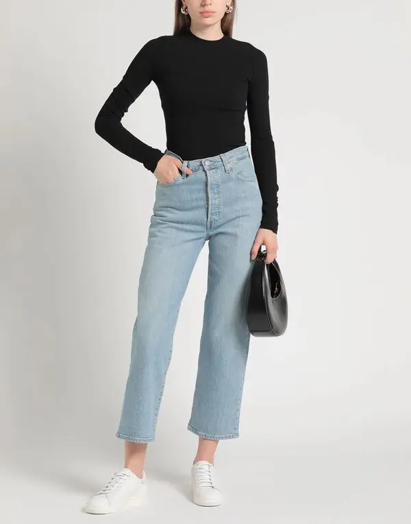 Balenciaga Solid Color Lightweight Knitted Top - Black