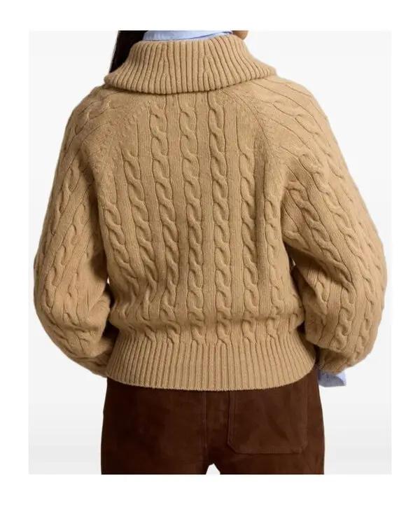 Polo Ralph Lauren Braided Knitted Buttoned Cardigan