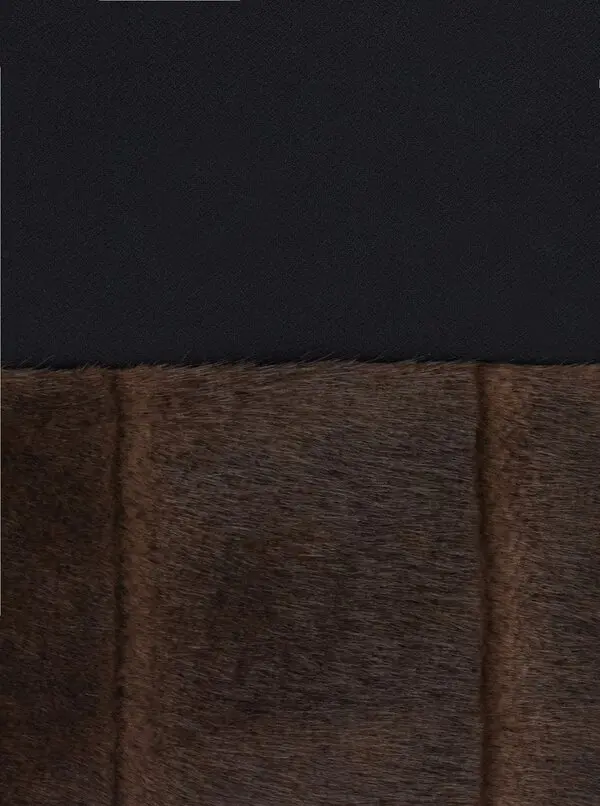 ROTATE BY BIRGER CHRISTENSEN Duella Faux Fur-trim Skirt