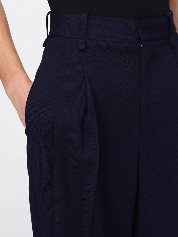 Elisabetta Franchi Pleated Wide-leg Pants