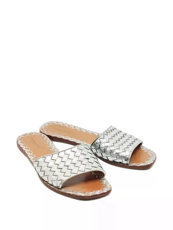 Bottega Veneta Intrecciato Flat Sandals