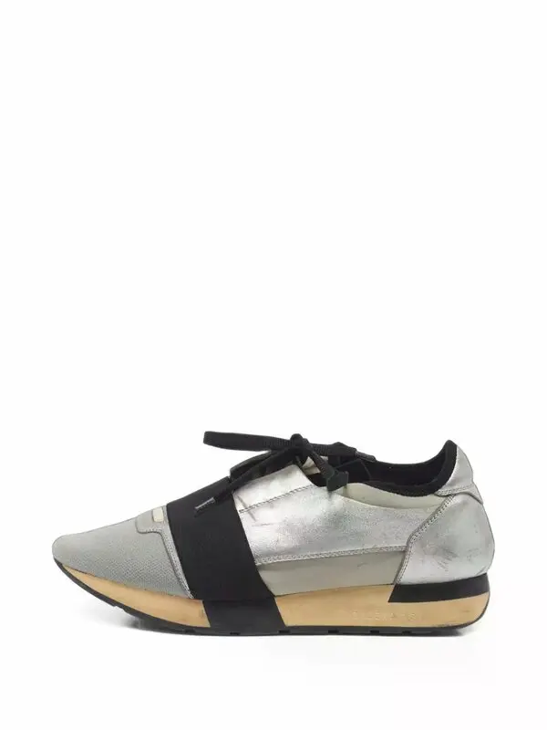 Balenciaga Race Runner Sneakers - Silver