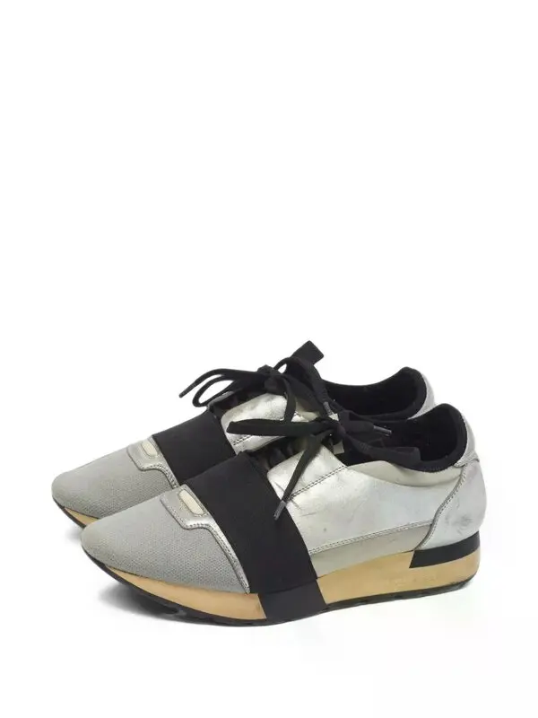 Balenciaga Race Runner Sneakers - Silver