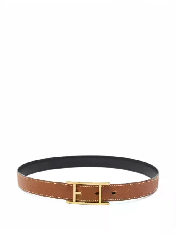 Hermès 1997 Quentin Reversible Buckle Belt