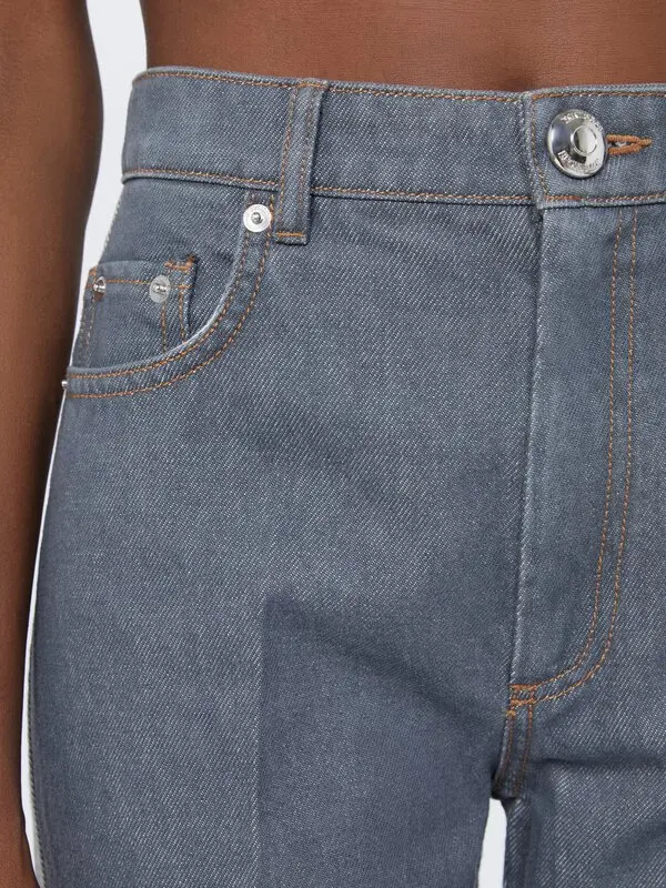 Sportmax Side-stripe Split-hem Jeans