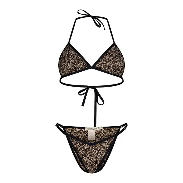 PARAMIDONNA Lilia Leopard - Black