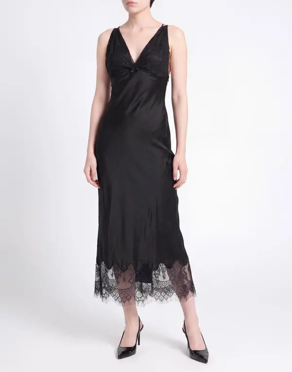 VICOLO Midi Dress Size Viscose, Elastane