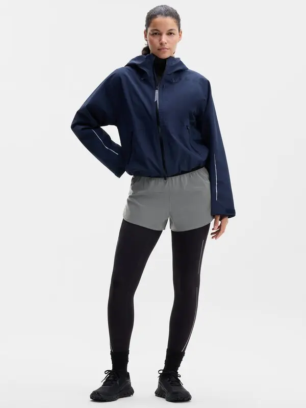 Athleta Speedwork Reflect Tech Short - Silver Reflective