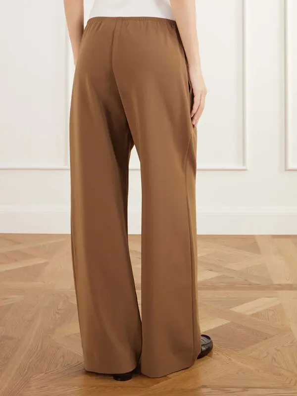 LESET Arielle Crepe Wide-leg Pants