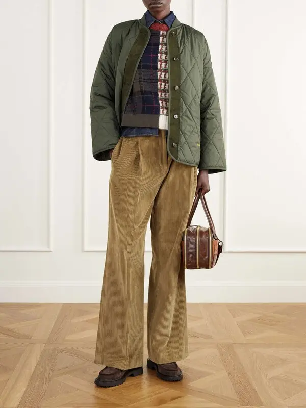 Barbour Ashford Patchwork Wool-blend Sweater