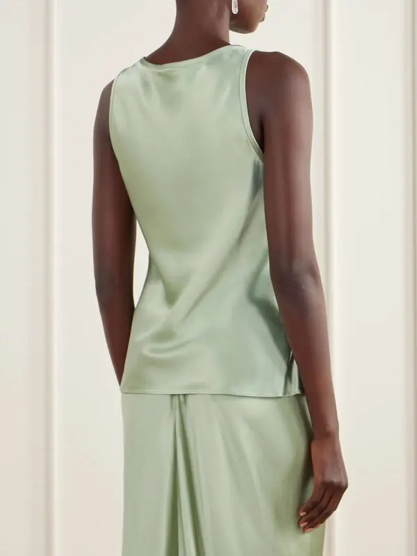 HEIRLOME Adau Silk-satin Top