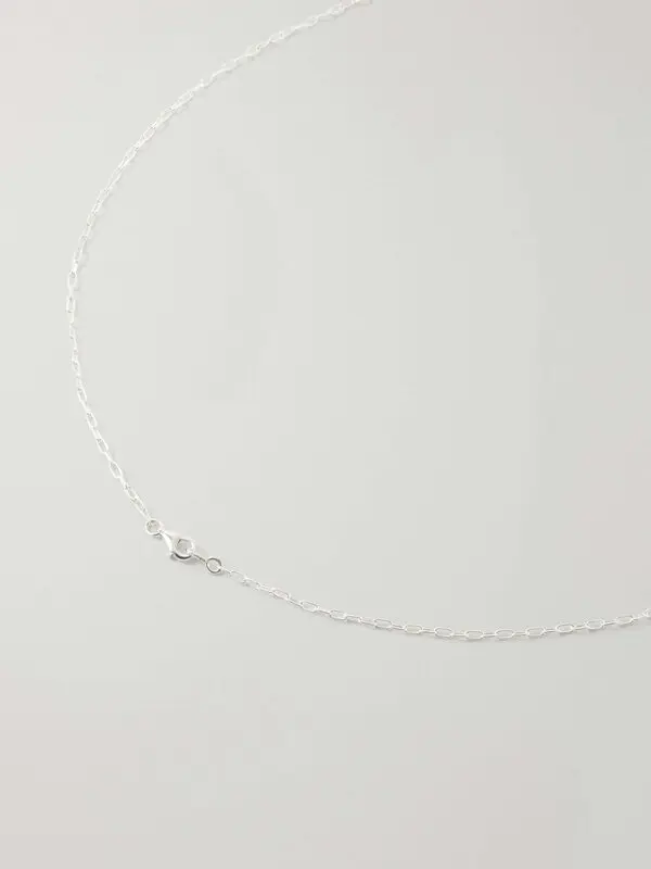 Le Sundial Veil Drop Sterling Pendant Necklace