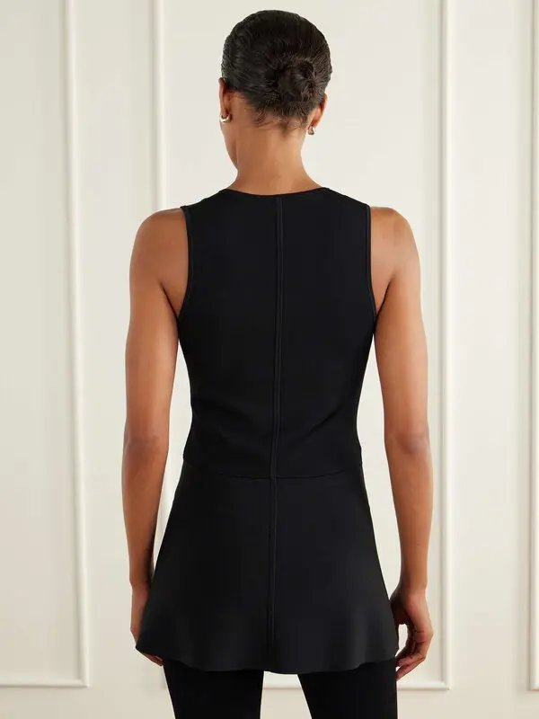 Maria Mcmanus Paneled Stretch Mini Dress