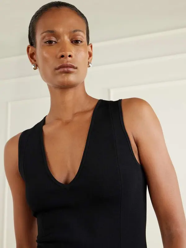 Maria Mcmanus Paneled Stretch Mini Dress