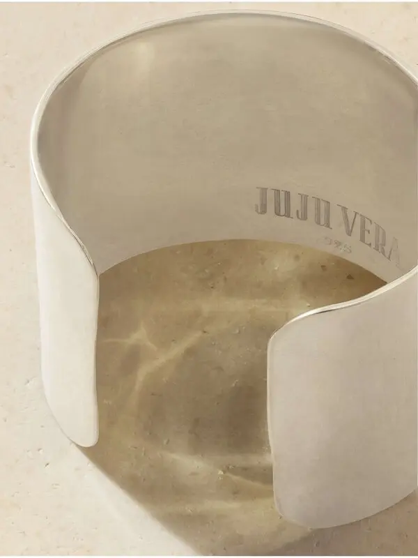 Juju Vera Fiona White Gold Vermeil Bangle