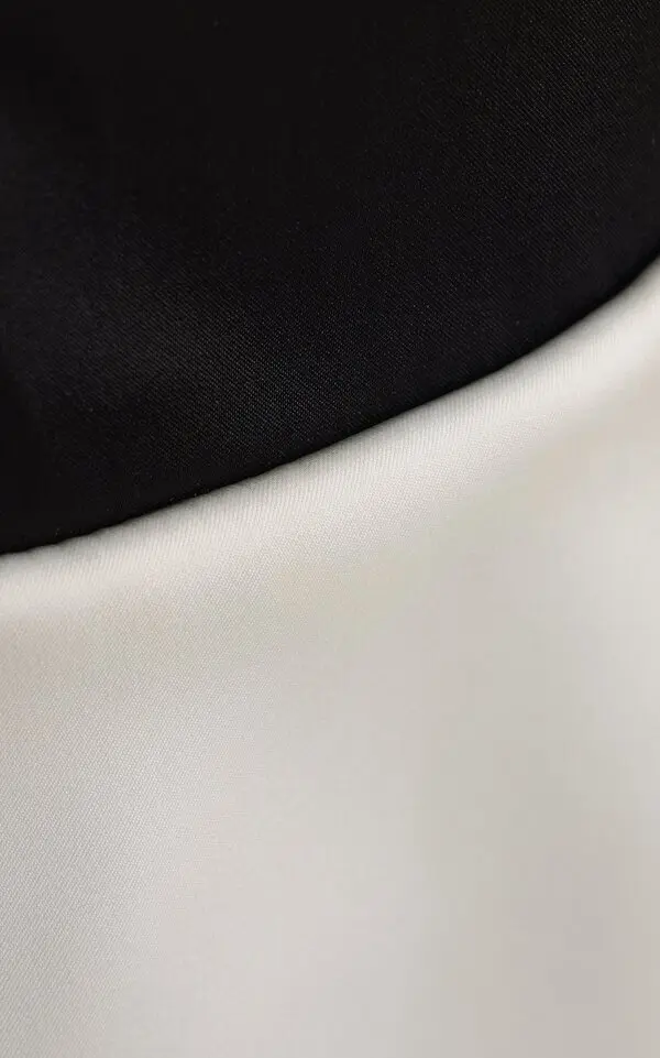 Simkhai Sirel Color-blocked Crepe Gown
