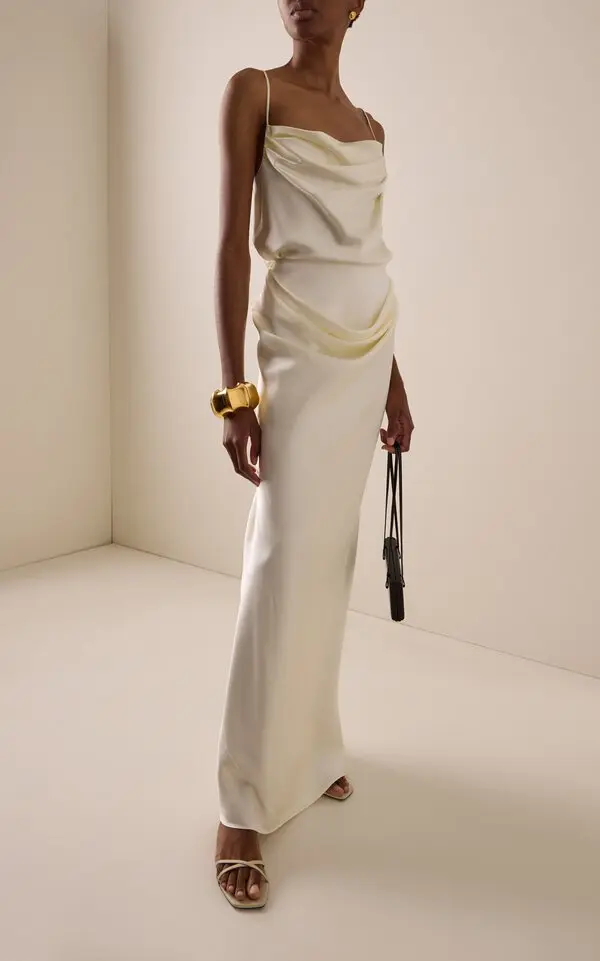 HEIRLOME Exclusive Cleo Draped Silk Top
