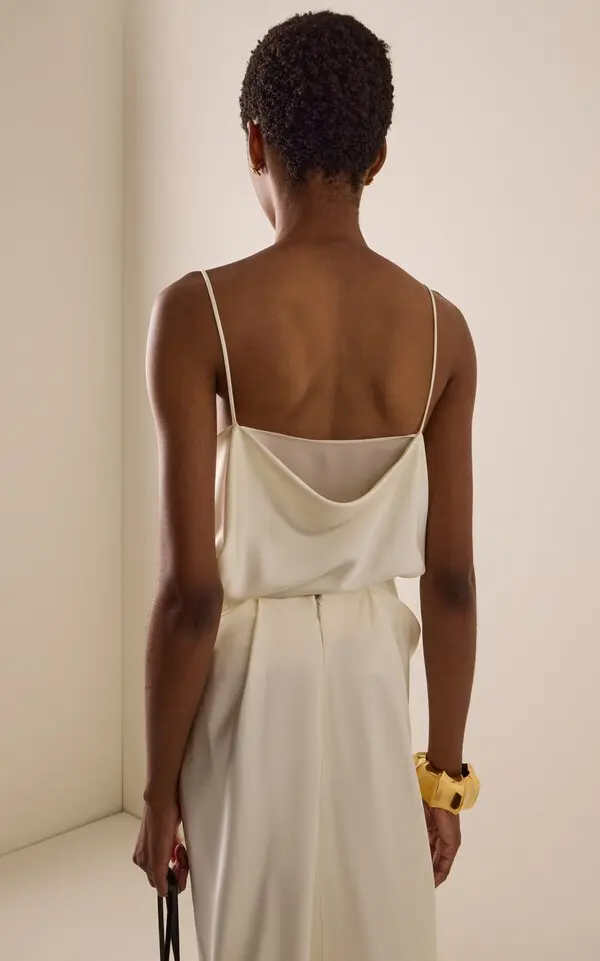 HEIRLOME Exclusive Cleo Draped Silk Top