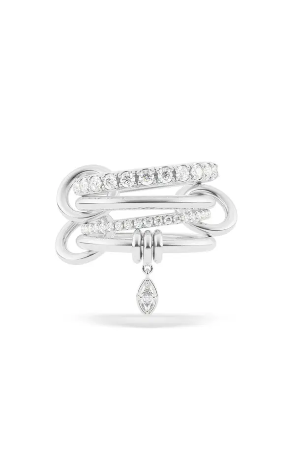 SPINELLI KILCOLLIN Inara Sterling Diamond Ring - Silver