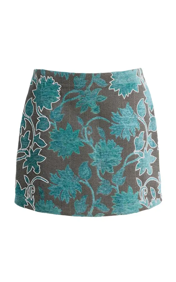 Chan Luu Exclusive Beaded Jacquard Mini Skirt