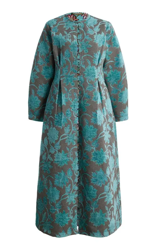 Chan Luu Exclusive Pinch Waist Jacquard Coat