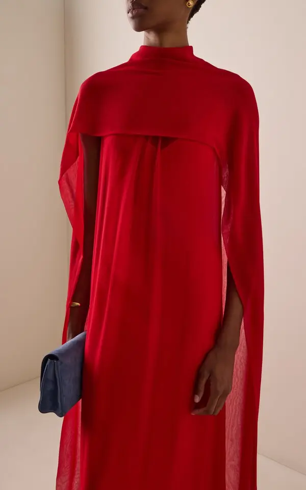 KAMPERETT Exclusive Iris Silk Chiffon Gown