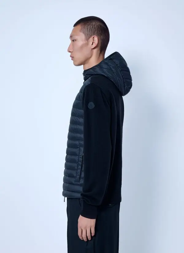 Moncler Padded Cashmere Blend Cardigan