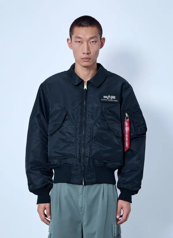 Alpha Industries Cwu-45 Heritage Bomber Jacket - Black