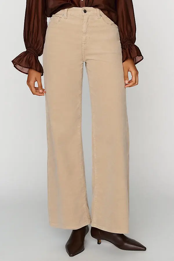 Ag Saige Corduroy High Rise Wide Leg Jeans