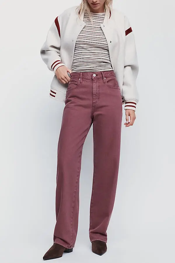AMO Billie High Rise Straight Relaxed Jeans