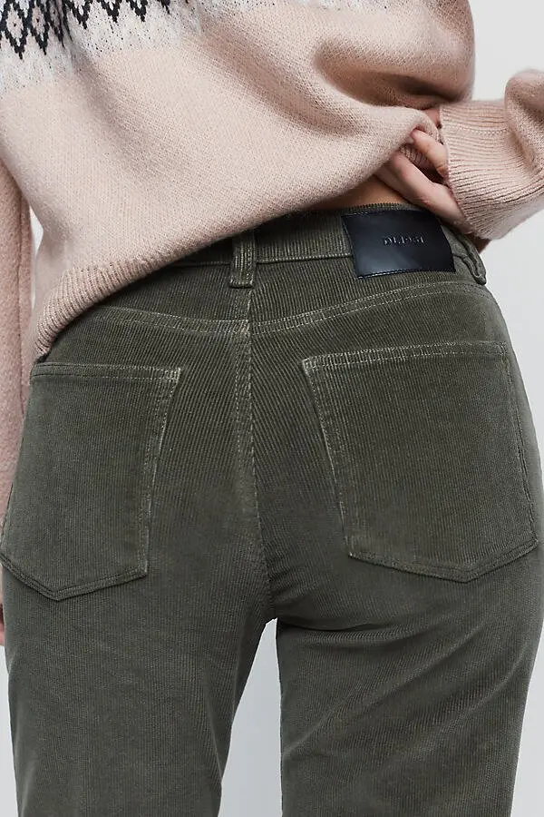 DL1961 Cate Slim High Rise Straight Leg Jeans