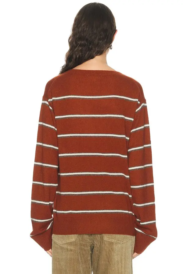 Eterne James Sweater In Rust