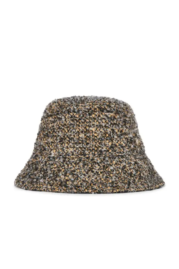 Helen Kaminski Palmer Boucle Bucket Hat In Brown - Multi