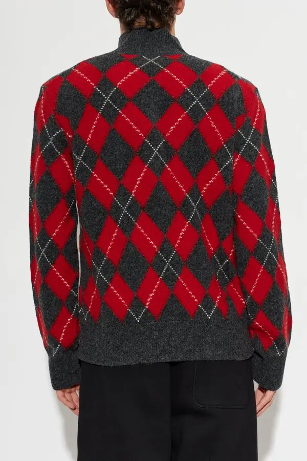 AMI Paris Long-sleeve Wool Polo