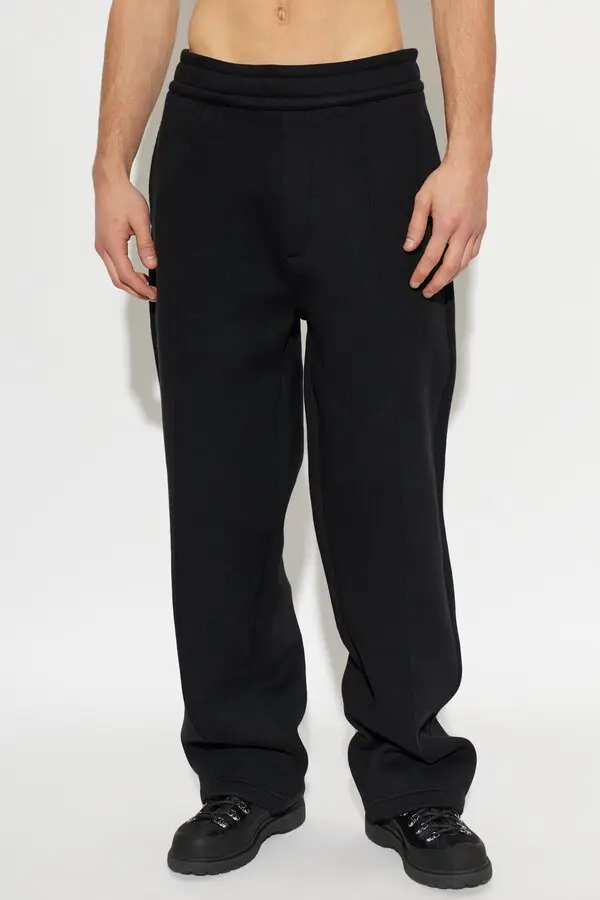 AMI Paris Sweatpants With Embroidered Logo