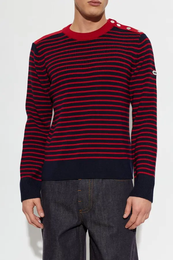 AMI Paris Wool Jumper With A Crew Neck