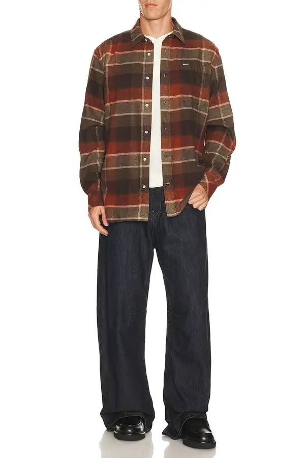 Barbour Copswell Relaxed Checked Shirt In Brown