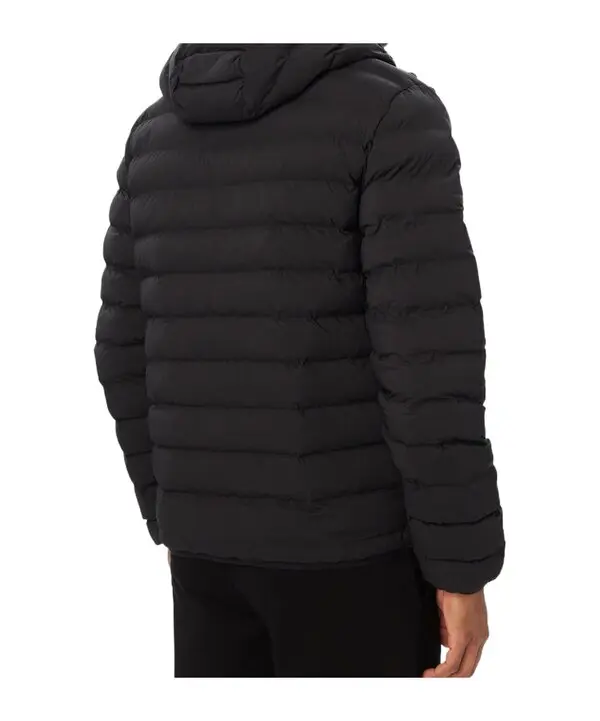 EA7 Long-sleeved Quilted Cotton Coat