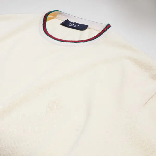 Gucci Silk Cotton Blend Sweater